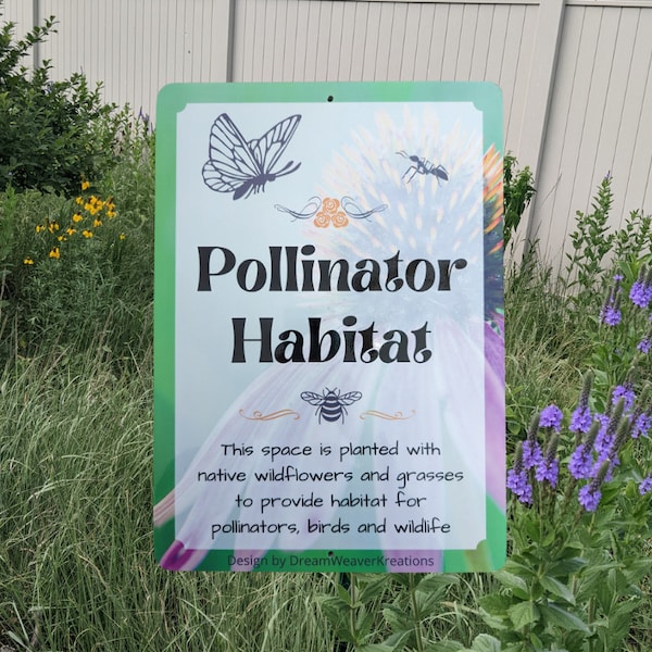 Pollinator Sign - Etsy