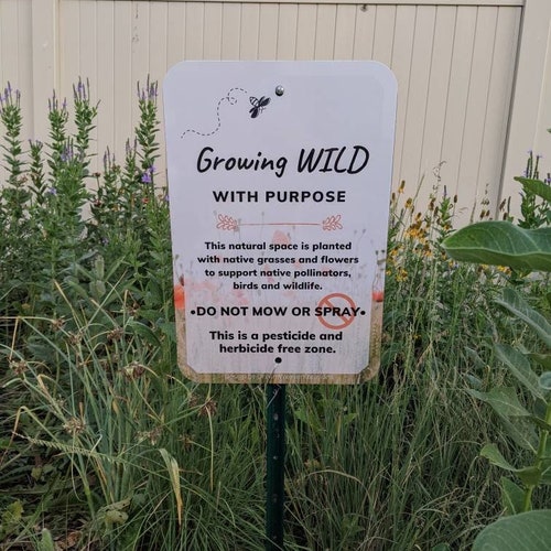 Restore Native Plants Garden & House Banner Gardener Gift - Etsy