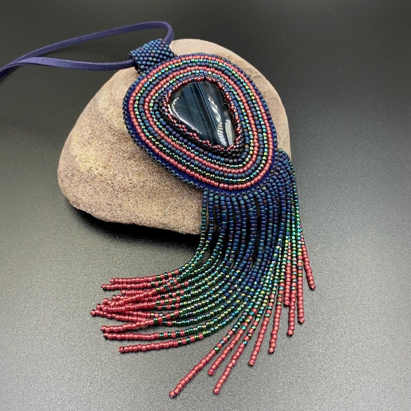 Fringe Necklace - Etsy