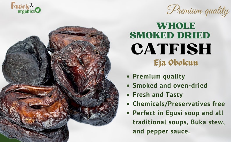 Smoked Catfish, Whole Catfish (eja Obokun), for Cooking Egusi, Ogbono ...