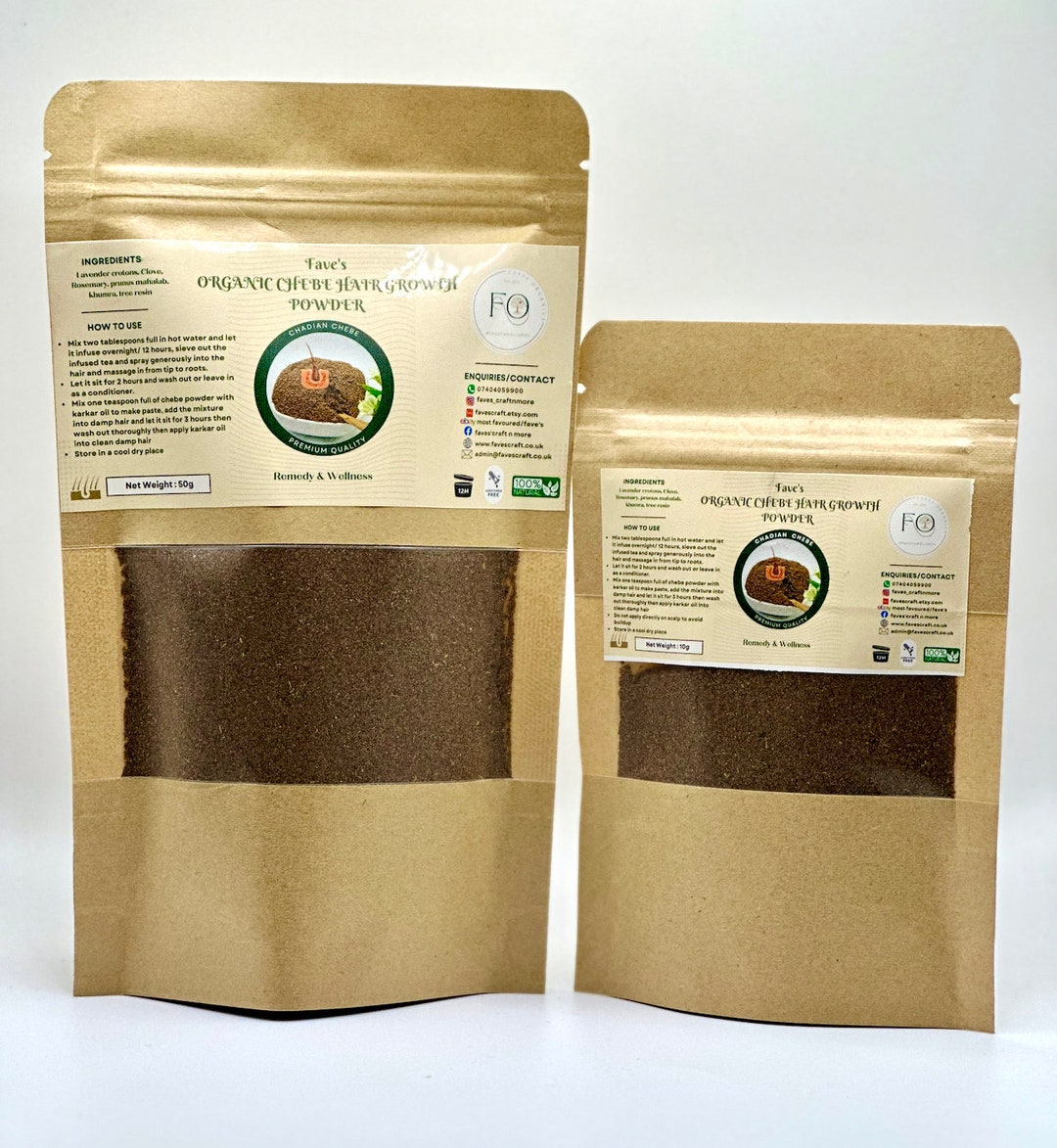 Chebe Powder 100% authentic PREMIUM Chadian Chebe Powder Hair ...