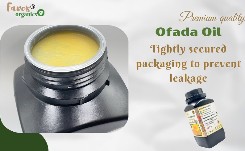 Bleached Palm Oil | Ofada Oil | Ayamase Oil | 100% PURE QUALITY | 1 ...