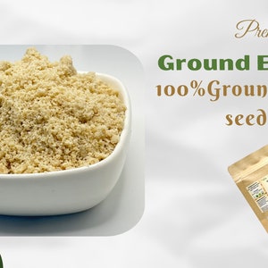Ground Egusi Fresh Authentic Hand Peeled Nigeria Egusi | Ground Melon ...