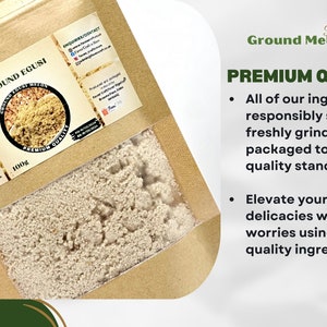 Ground Egusi Fresh Authentic Hand Peeled Nigeria Egusi | Ground Melon ...
