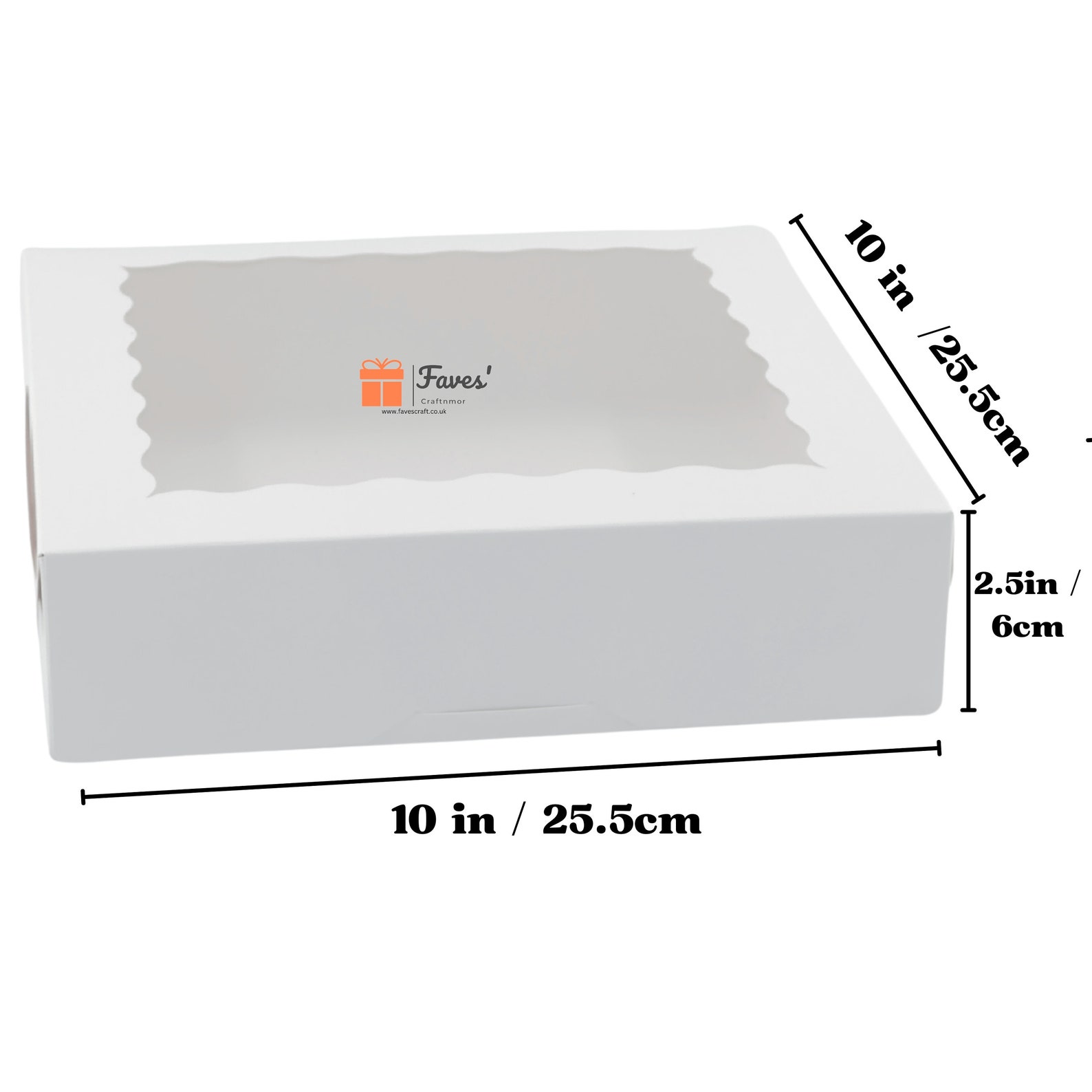 White Cake Boxes Cupcake Box Bento Cake Boxes With Window Lid for ...