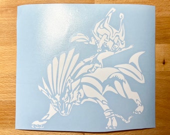 Wolf LINK and MIDNA Vinyl Decal From the Legend of Zelda Twilight ...