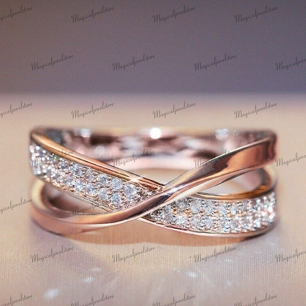 Cross X Shape Ring - Etsy