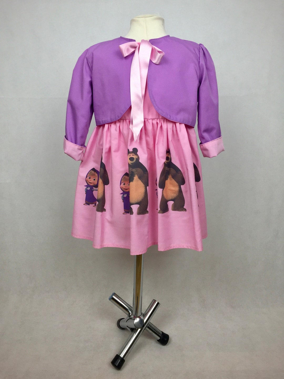 Masha and the Bear Dress / Masha Outfit / Masha Birthday Dress, Masha ...
