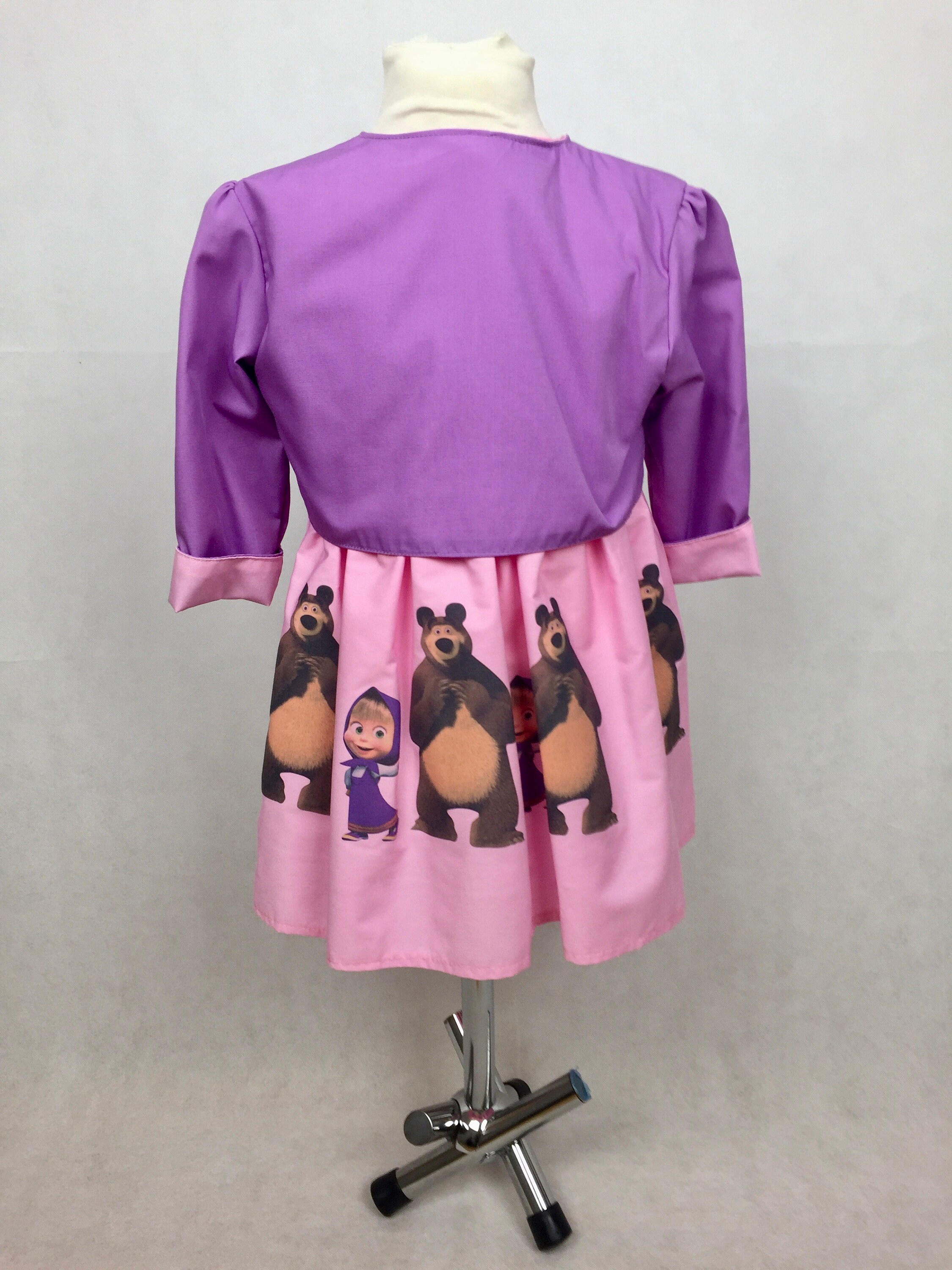 Masha y el vestido de oso / Masha outfit / Masha birthday dress, Masha ...