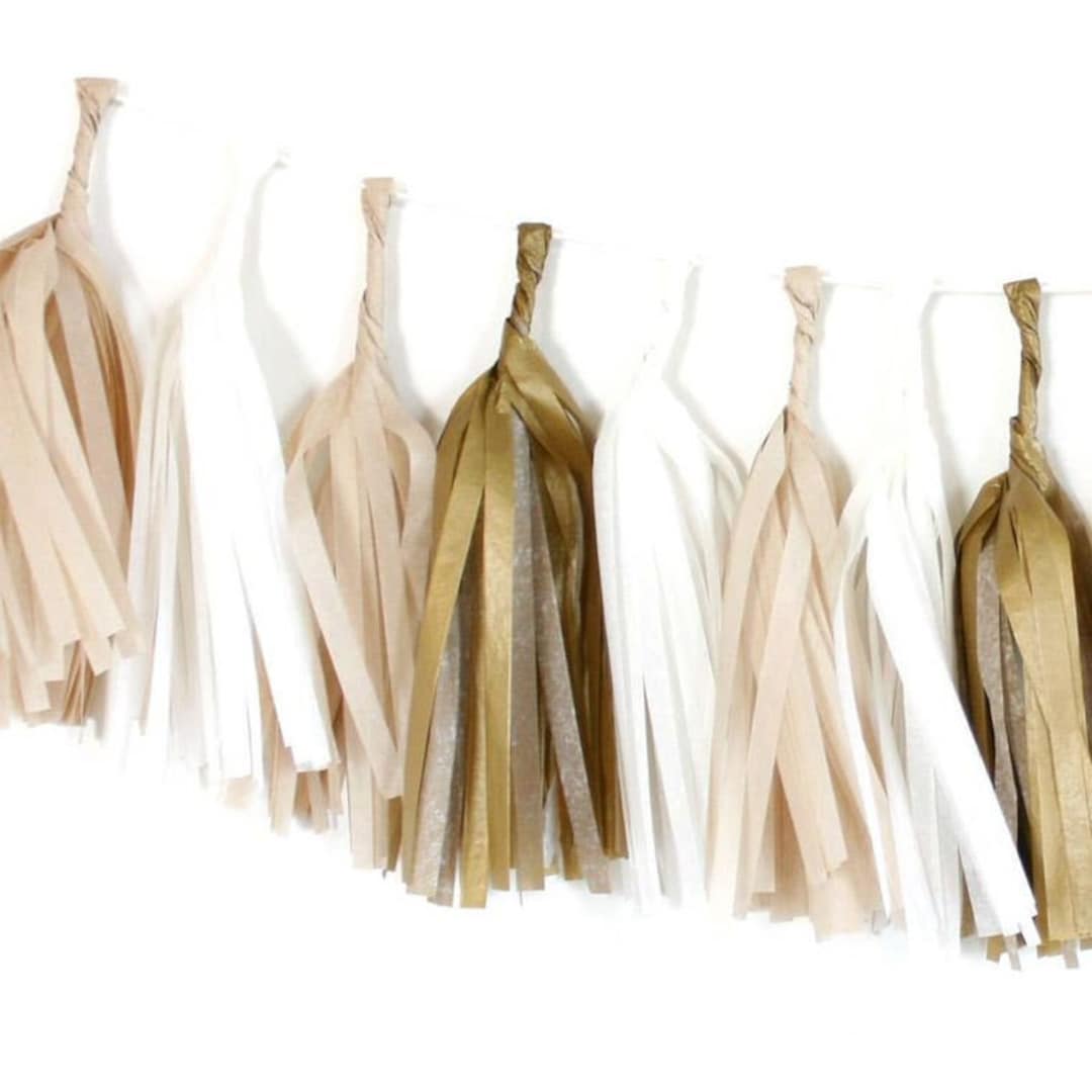 Champagne Dreams Garland DIY Tassel Kit, High Chair Tassel Backdrop ...