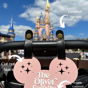 Disney Inspired Personalized Stroller Sign, Mickey Ears Decor, 1st WDW ...