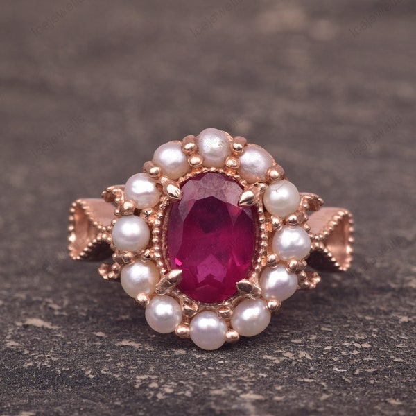 The Ruby Pearl - Etsy