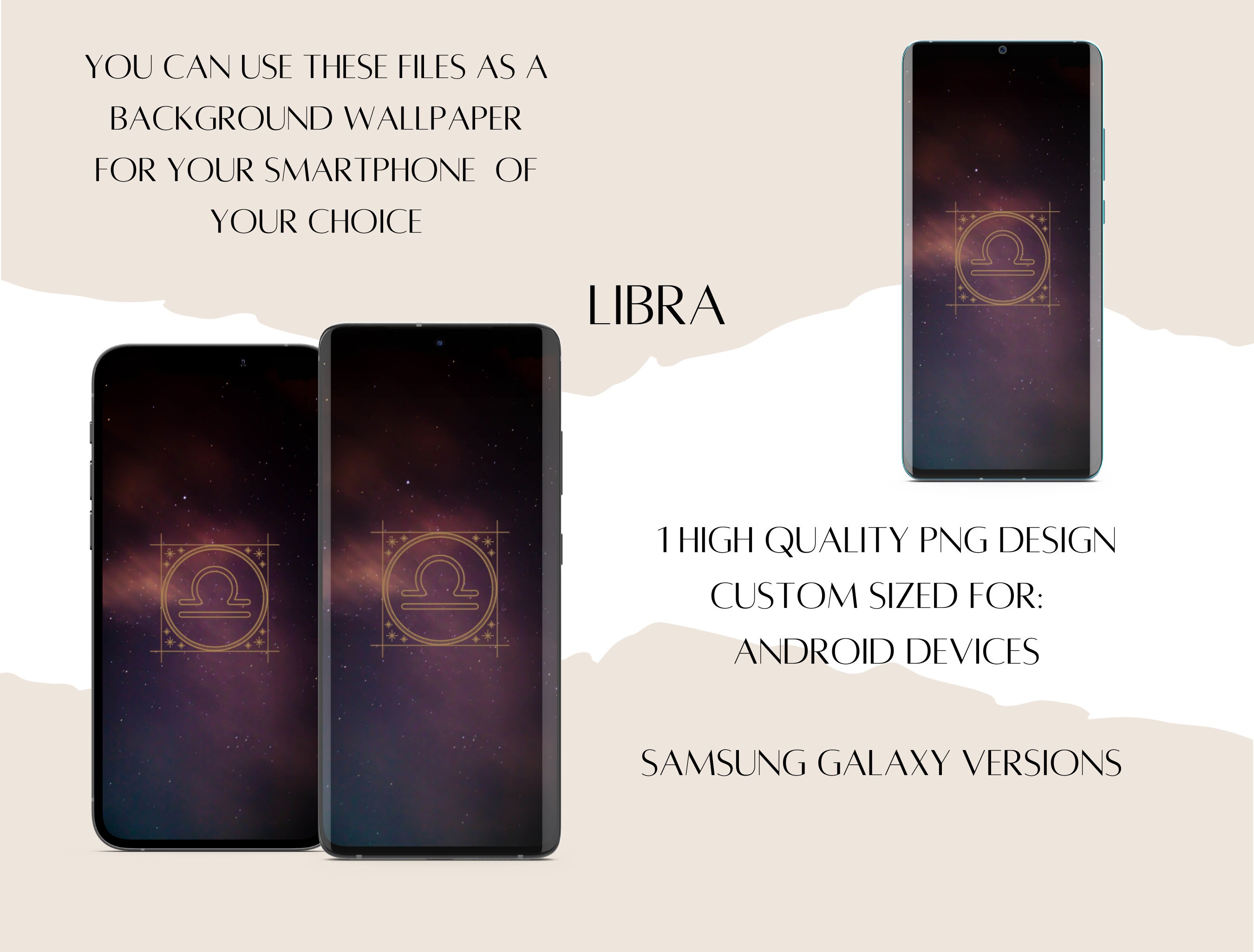 LIBRA Cell Phone Wallpaper Zodiac Sign, Samsung Galaxy, S10, S21, S22 ...