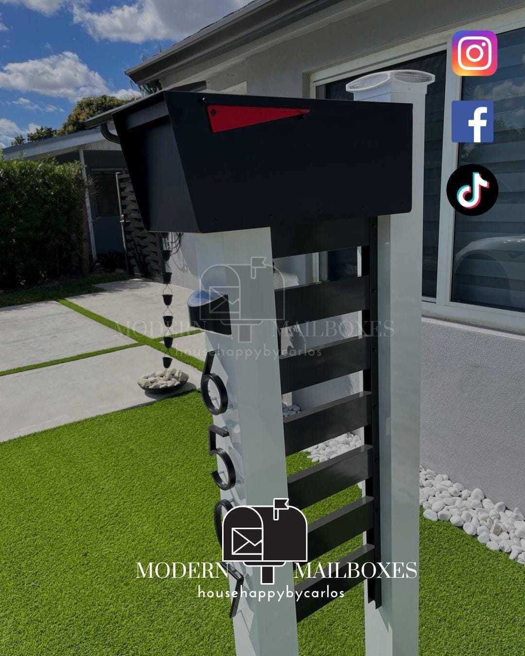Modern Styled Mailboxes for a Home - Etsy
