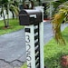 Modern Locking Aluminum Mailbox for Outdoor Use – Durable Stand - Etsy
