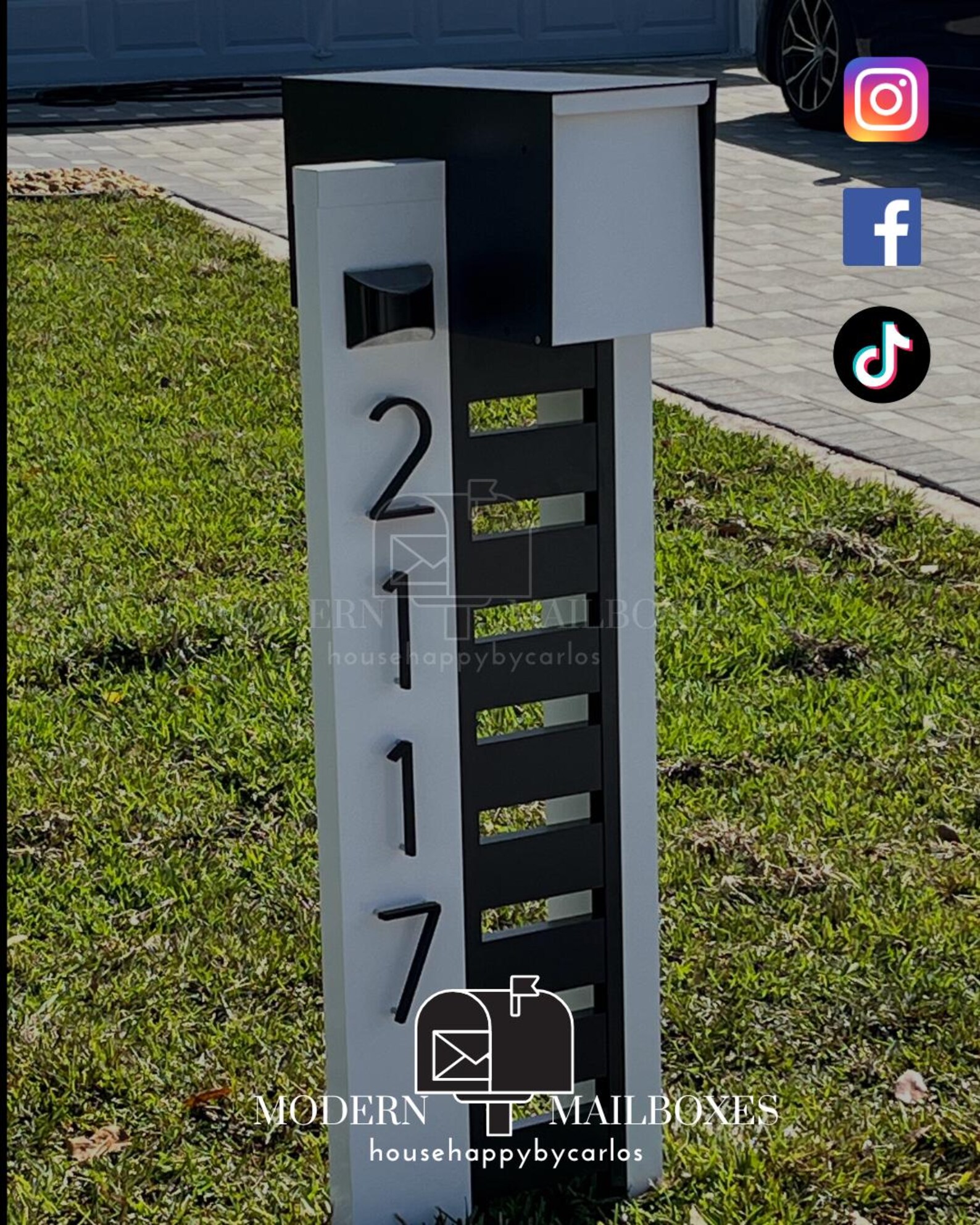 Modern Styled Mailboxes for a Home - Etsy