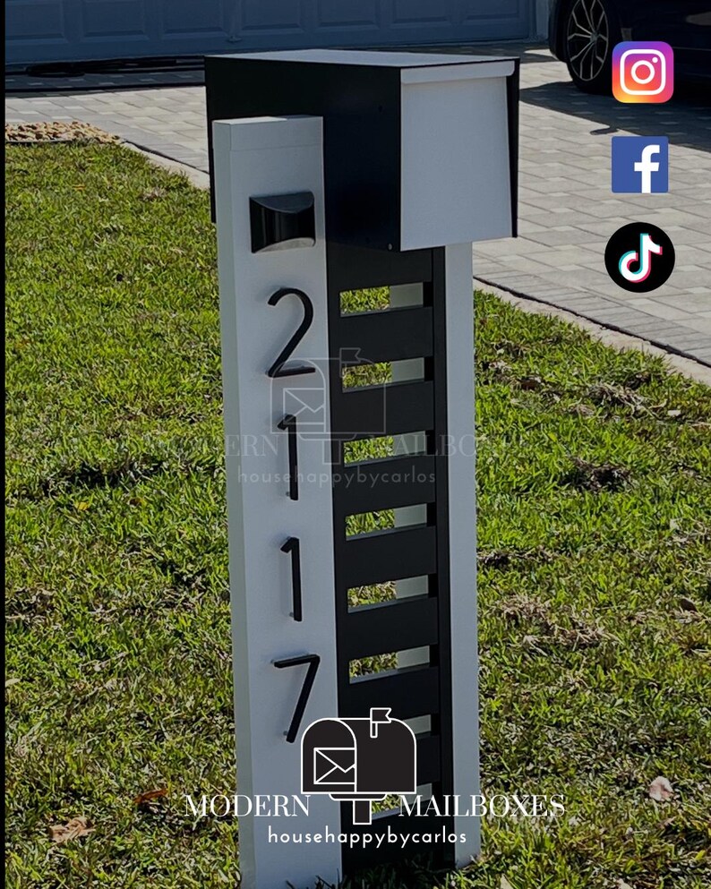 Modern Styled Mailboxes for a Home - Etsy