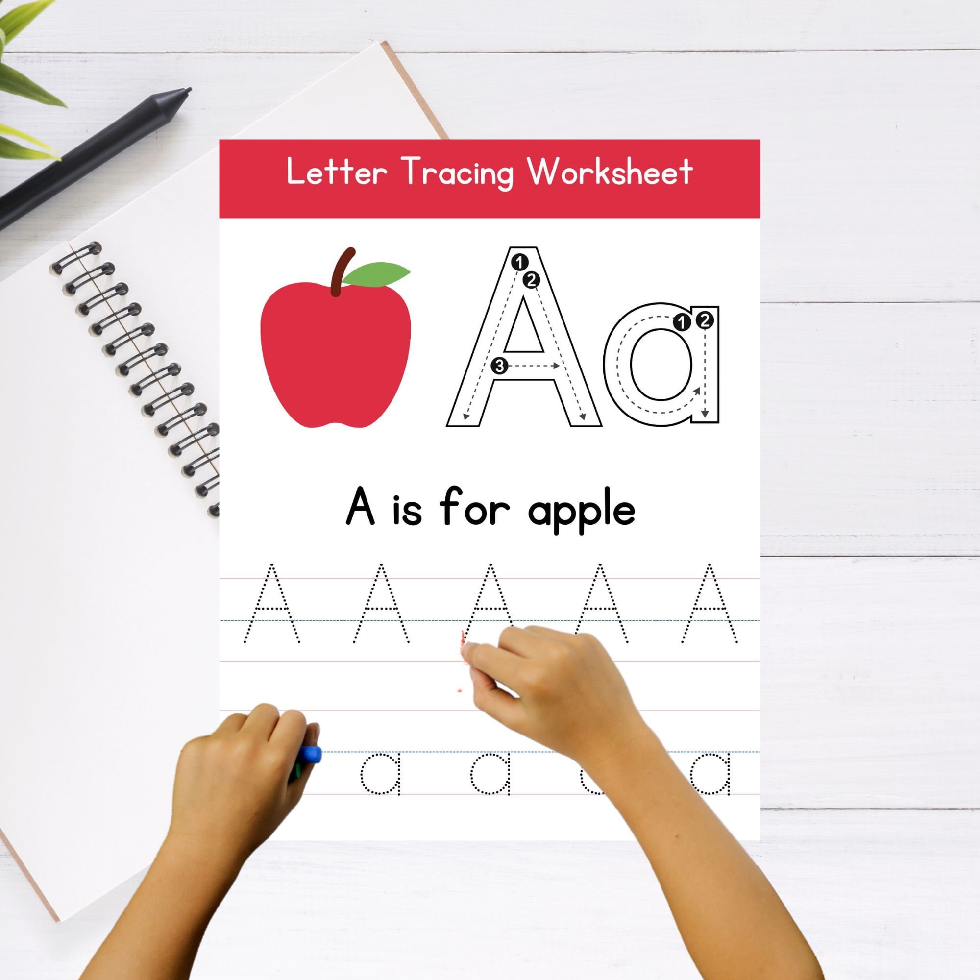 Printable 26 Alphabet Worksheet for Kids - Etsy