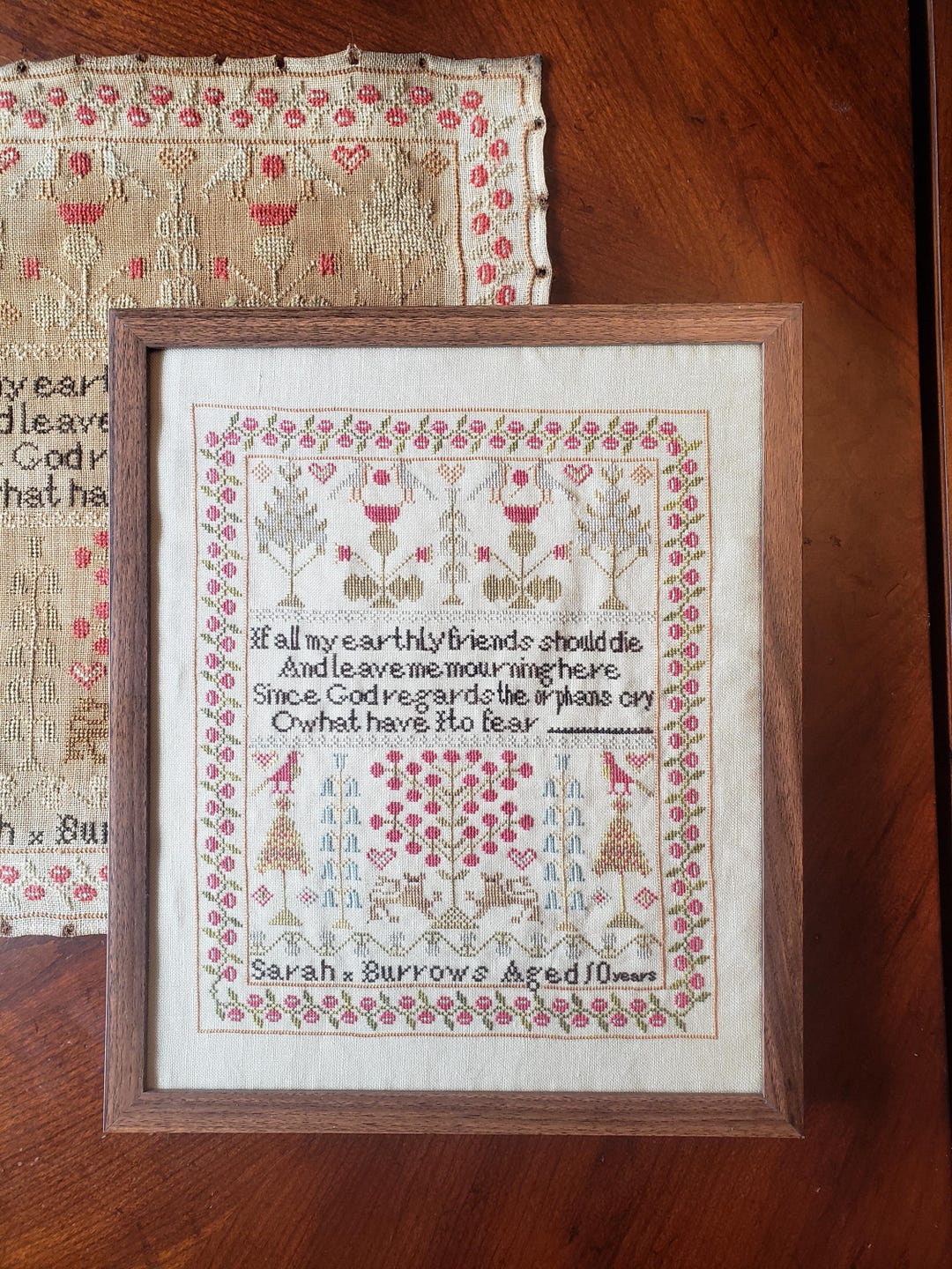 PDF: Sarah Burrows Sampler Pattern/chart for Cross Stitch - Etsy