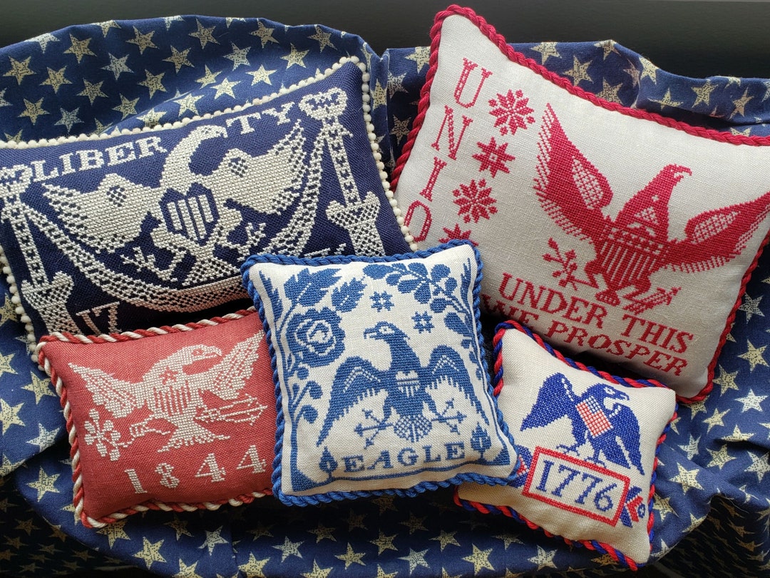 PDF: A Congress of Eagles Patterns/charts for Cross Stitch - Etsy