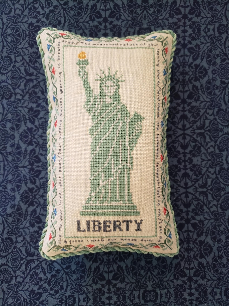 PDF: Little Liberty Sampler Pattern/chart for Cross Stitch - Etsy