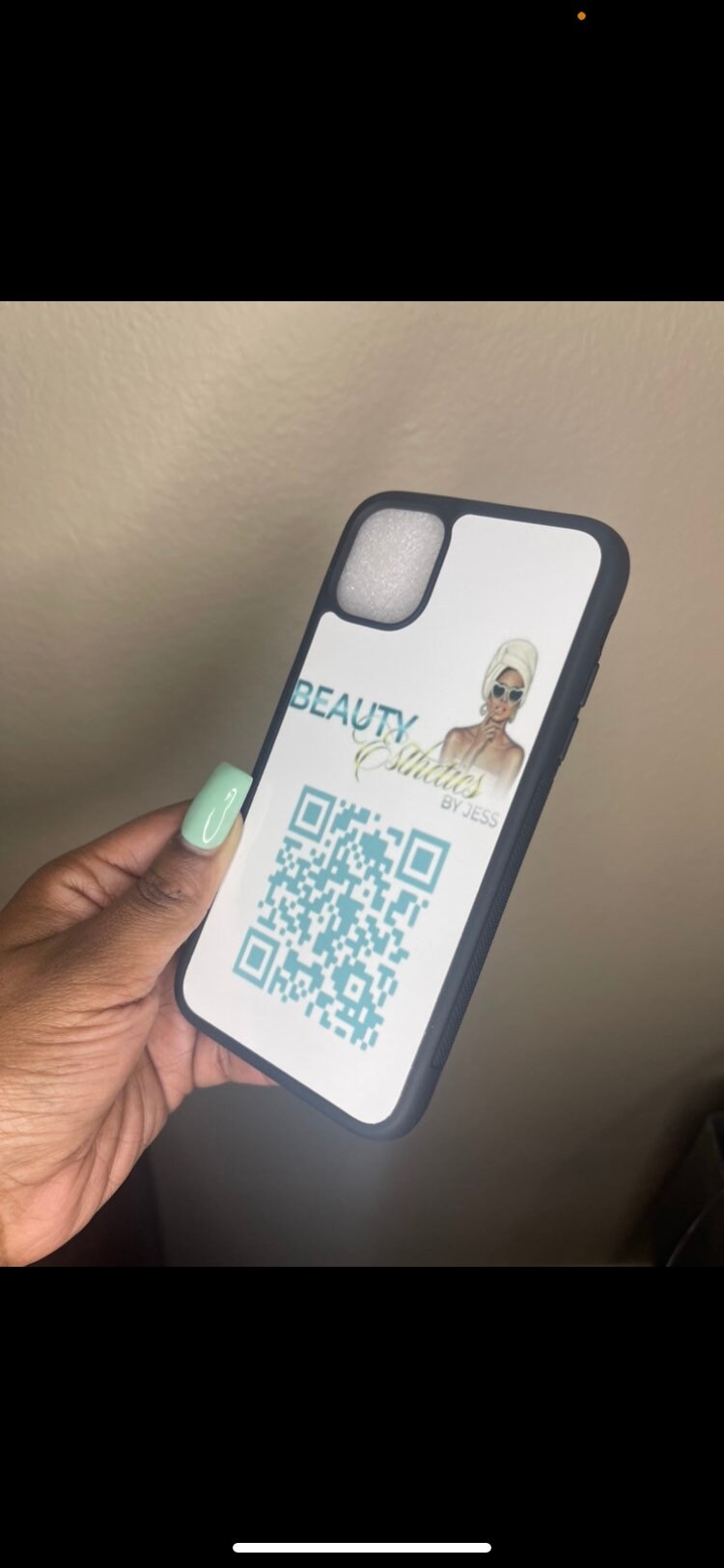 Custom Business Logo QR Code Phone Case - Etsy