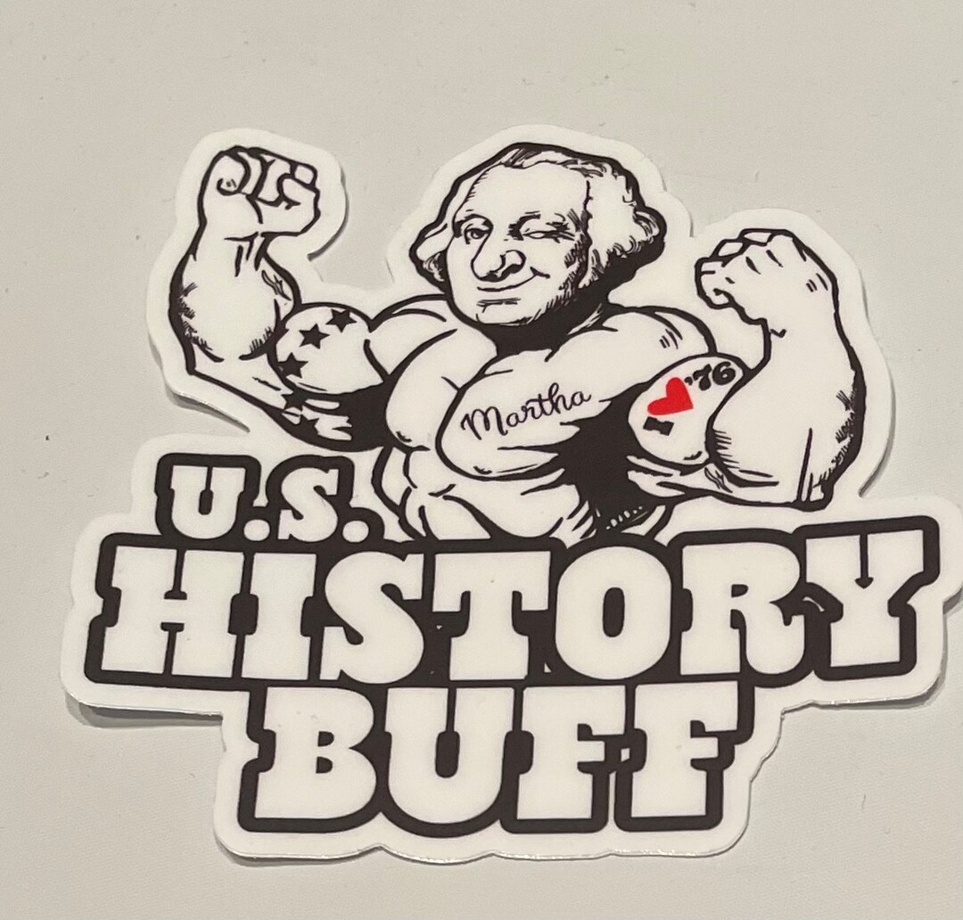 US History Buff Washington Sticker - Etsy