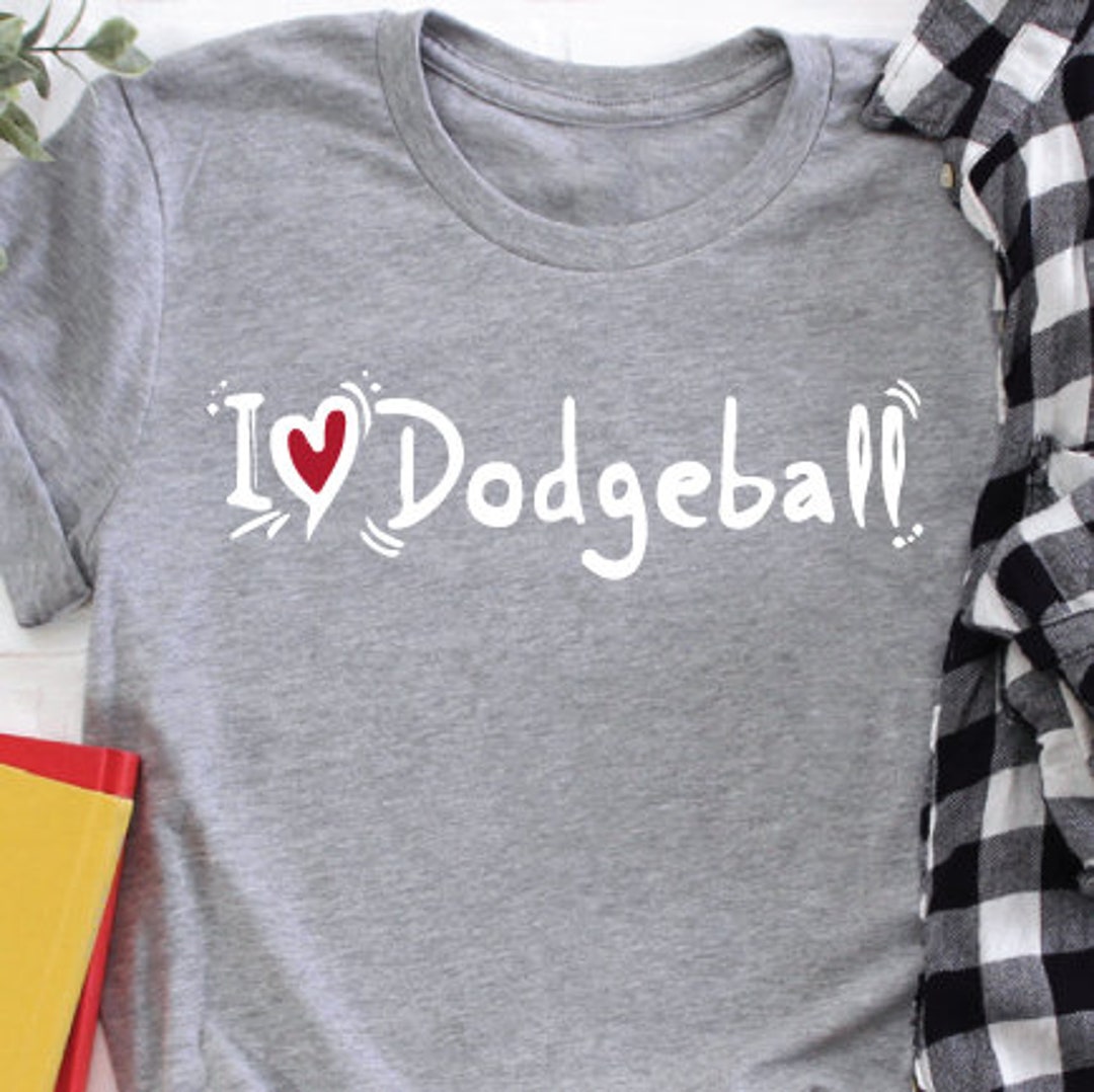 I Love Dodgeball Crew Neck T-shirt - Etsy