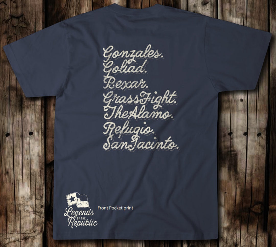 Texas Revolution Battles Shirt • Alamo & San Jacinto Tee • Texas ...