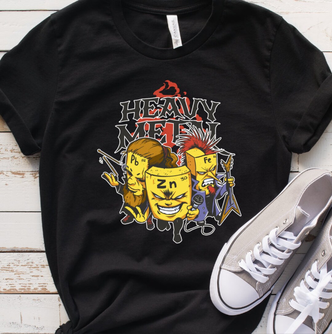 Heavy Metal Science - Science Teacher Shirts - Etsy