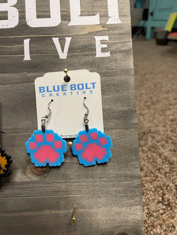 Dog Lover Perler Bead Earrings, Beagles, Dog Paws, Retriever Dog ...