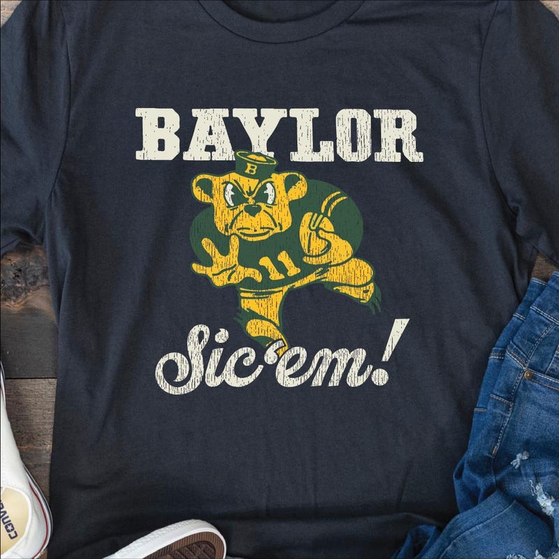 Baylor Black T Shirts - Etsy