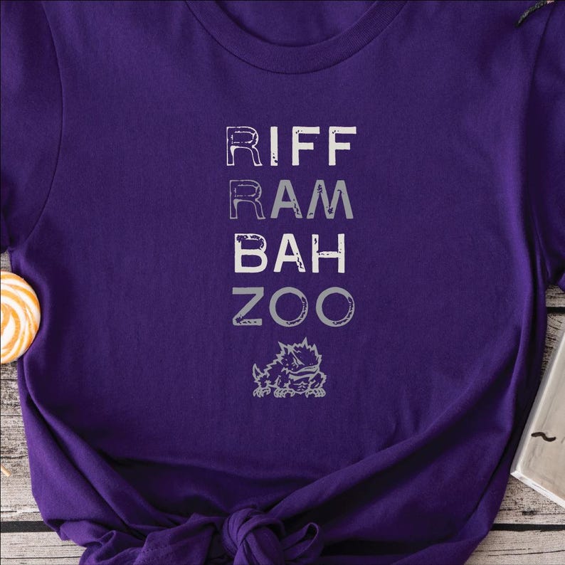 Riff Ram Bah Zoo - TCU - Etsy