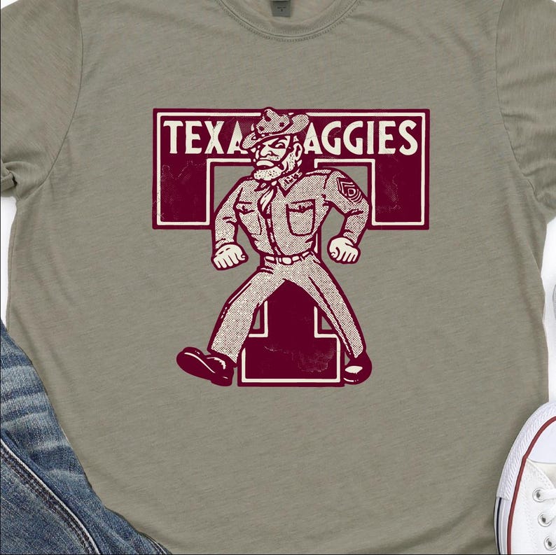 Vintage Ol’ Sarge Shirt • Redass Aggie Tee • Texas A&M Shirt • Retro ...