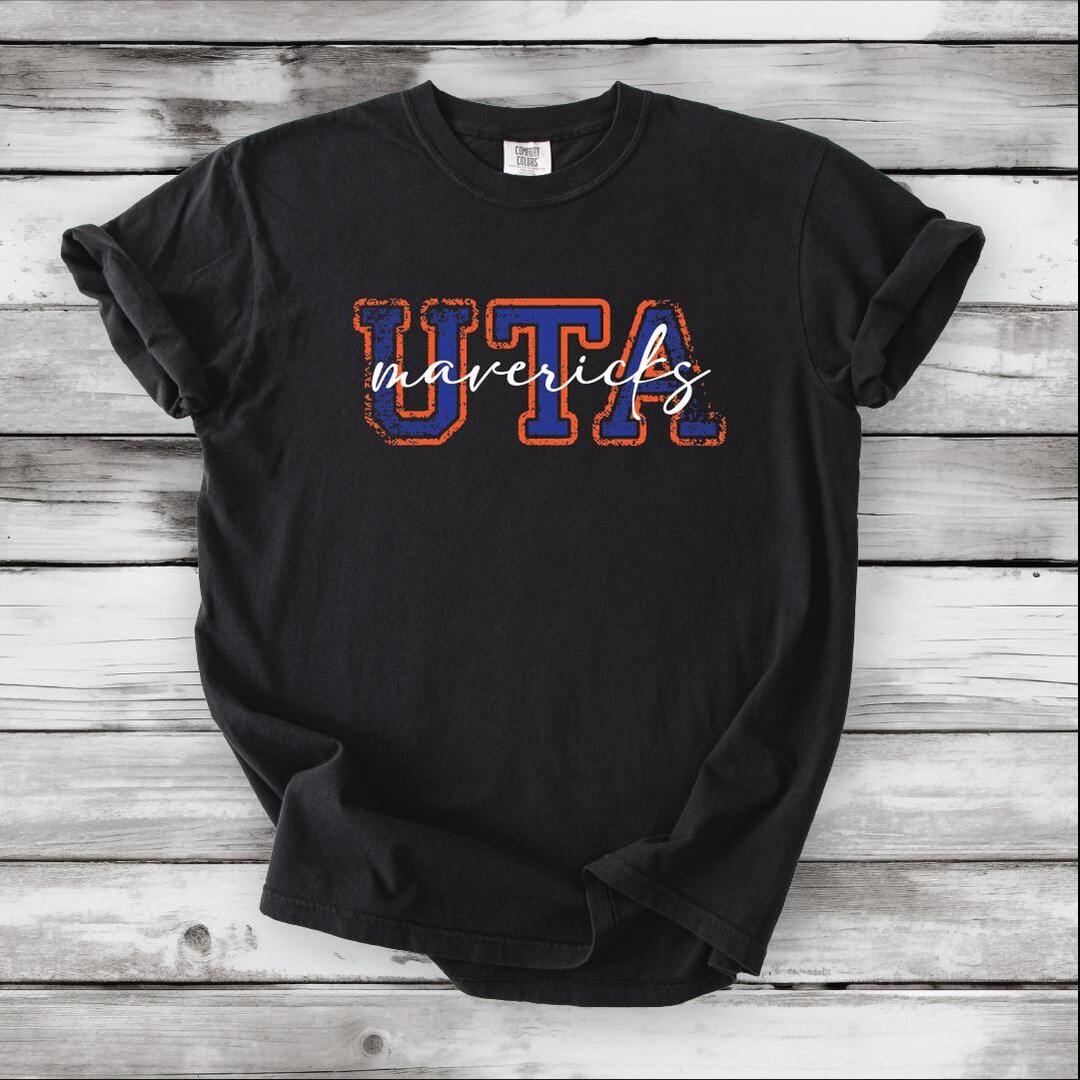 UTA - Mavericks School Spirit Tee on Comfort Colors - Etsy