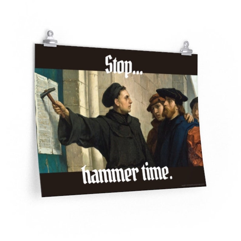 Stop....hammer Time Poster 24 by 18 - Etsy
