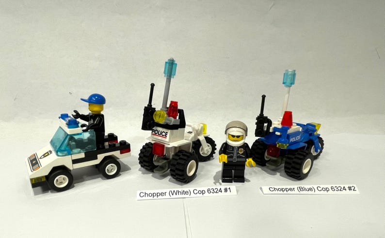 LEGO Police Station, Custom Kit With 5 Vehicles and Mini-figures - Etsy