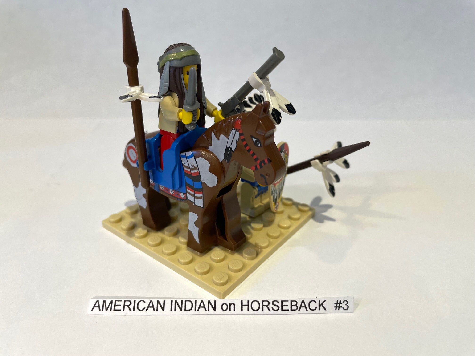 LEGO American Indian on Horseback - Etsy