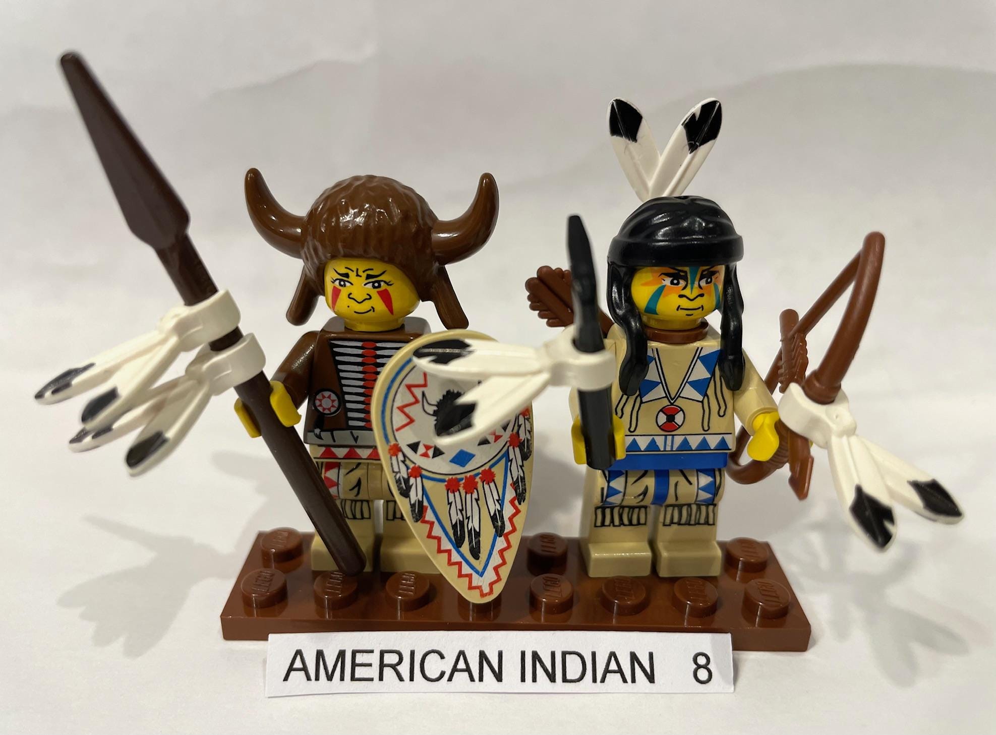 LEGO American Indian Mini-figures - Etsy