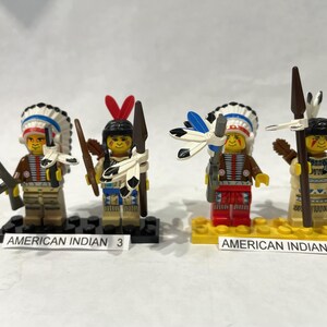 LEGO American Indian Mini-figures Updated rev. 11/19/24 - Etsy