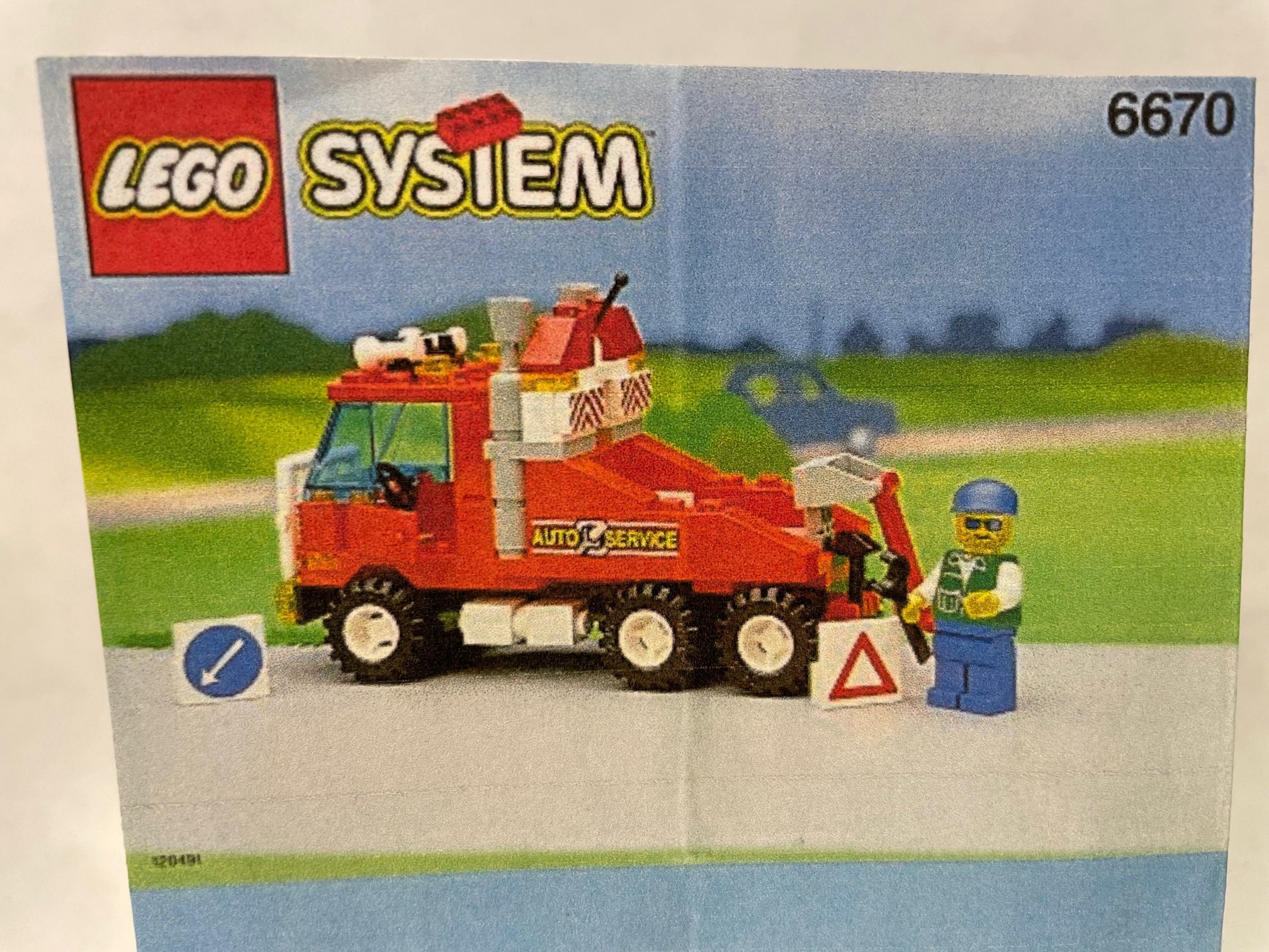 LEGO 6670 Rescue Rig Wrecker With Added Custom Tool Cart - Etsy