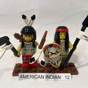 LEGO American Indian Mini-figures - Etsy