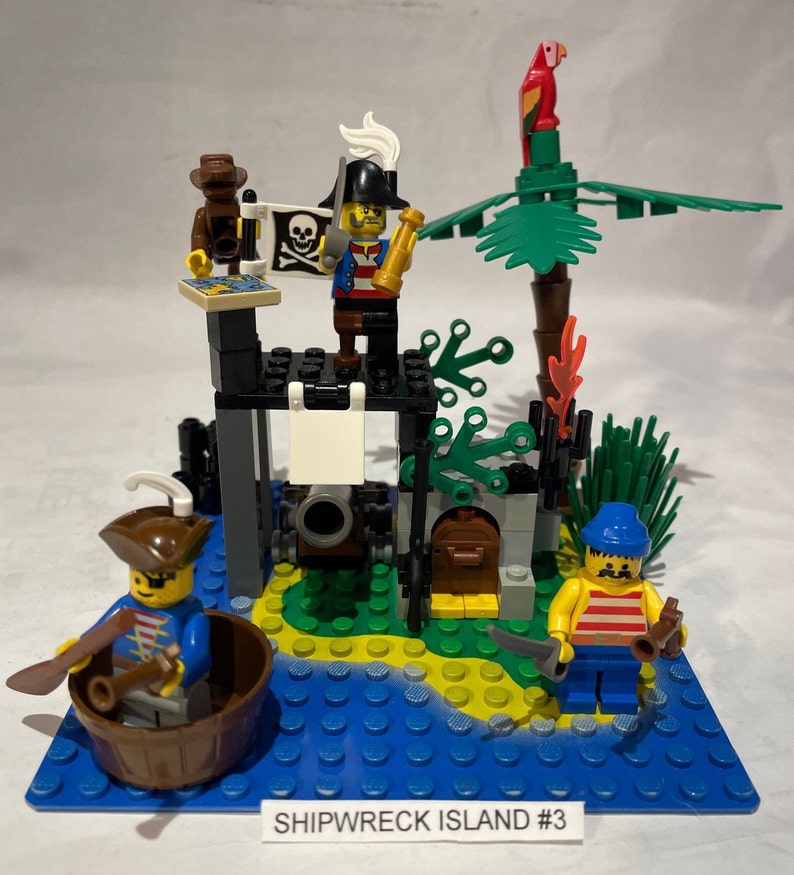 LEGO 6260 Shipwreck Island & Pirate Captain Three Choices - Etsy