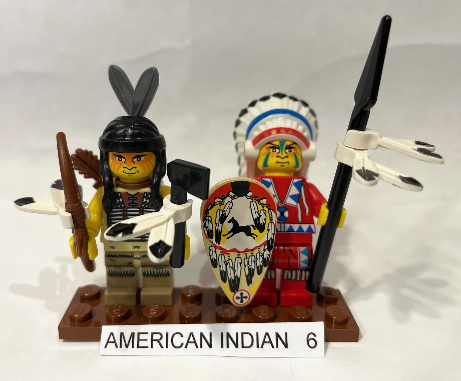 LEGO American Indian Mini-figures - Etsy