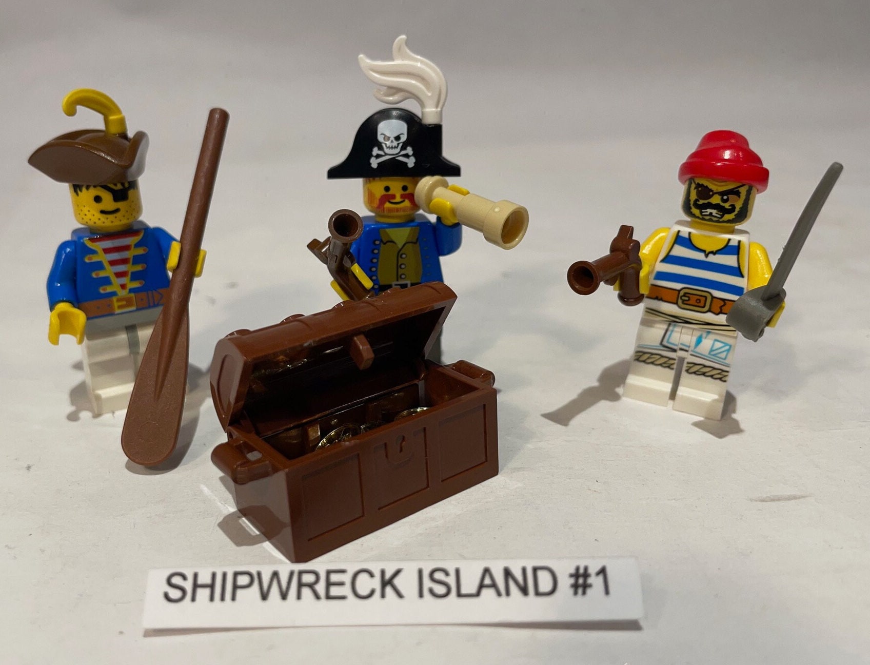 LEGO 6260 Shipwreck Island & Pirate Captain - Three Choices - Etsy