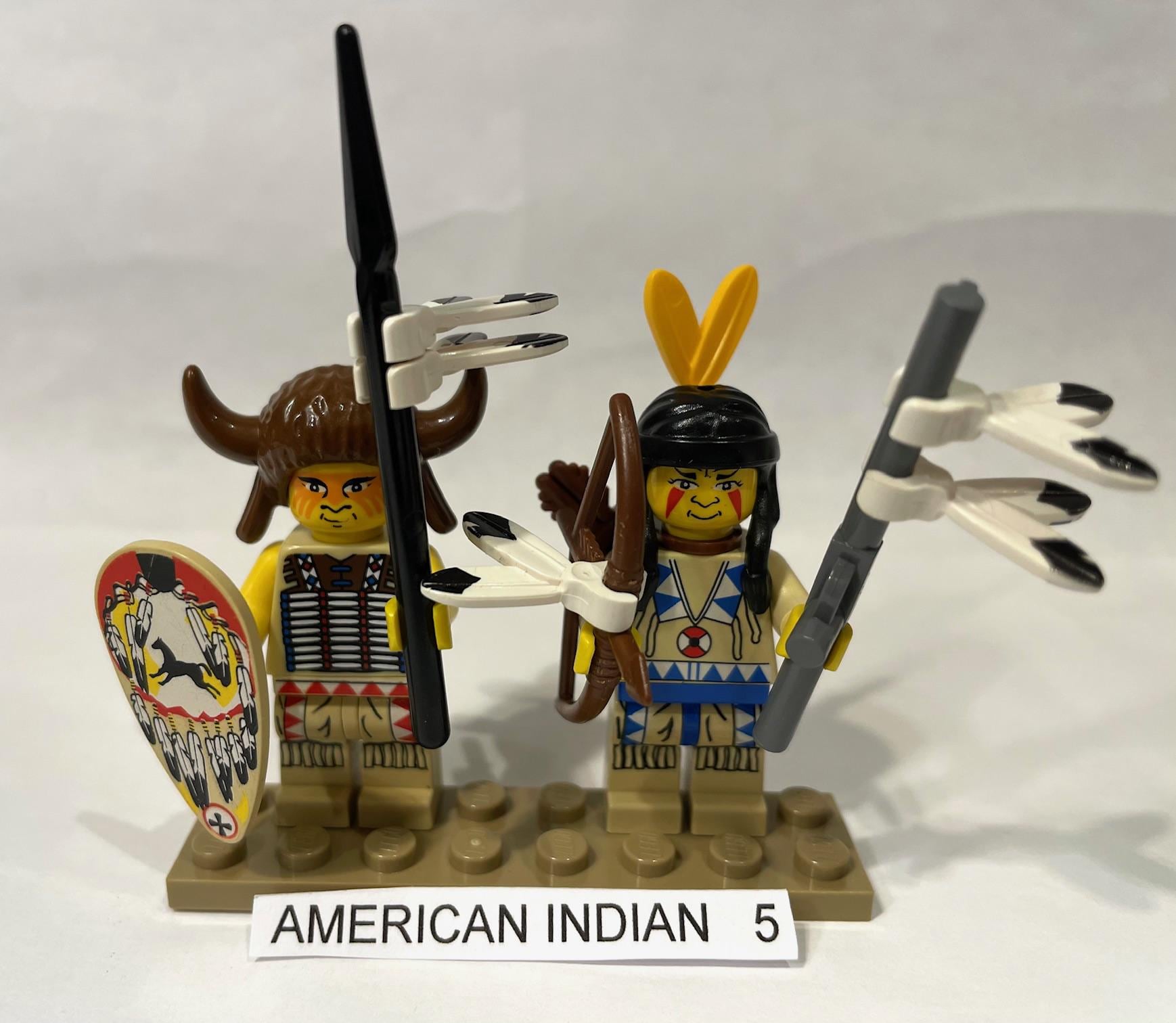 LEGO American Indian Mini-figures - Etsy