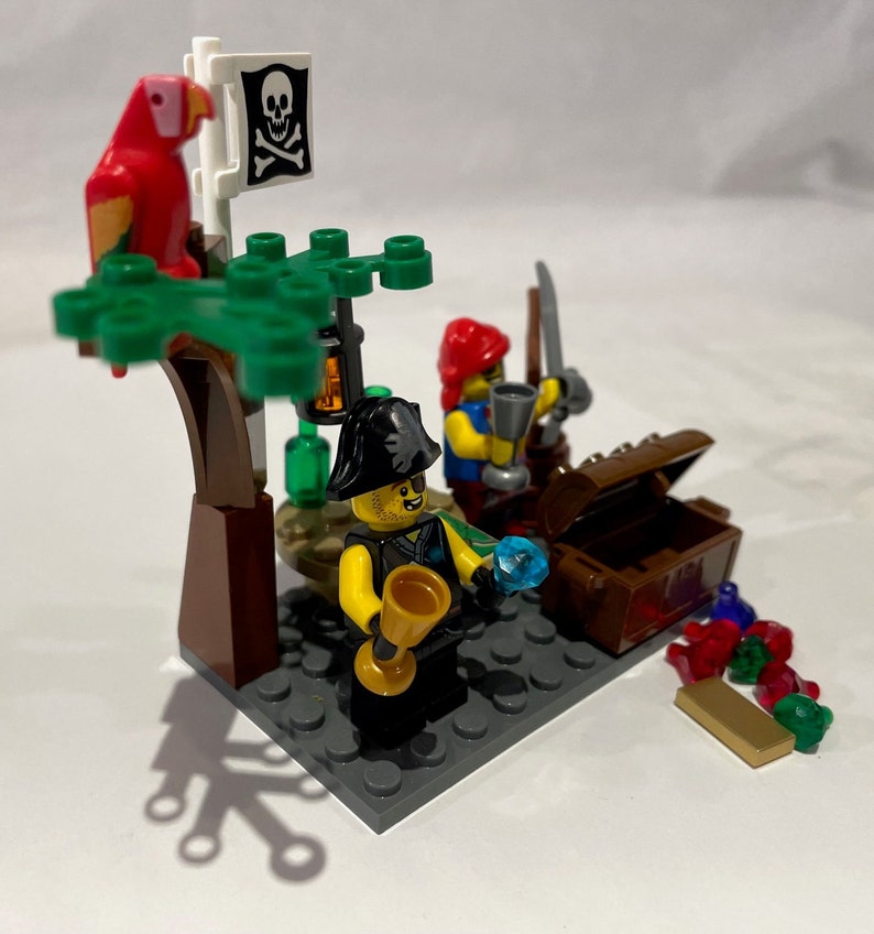 LEGO Pirates Treasure Celebration Custom Kit - Etsy