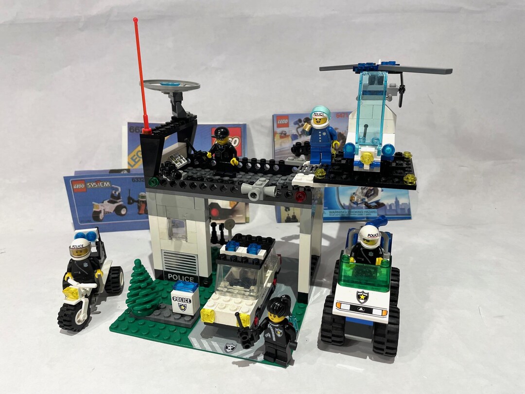 LEGO Police Station & Heliport - Etsy