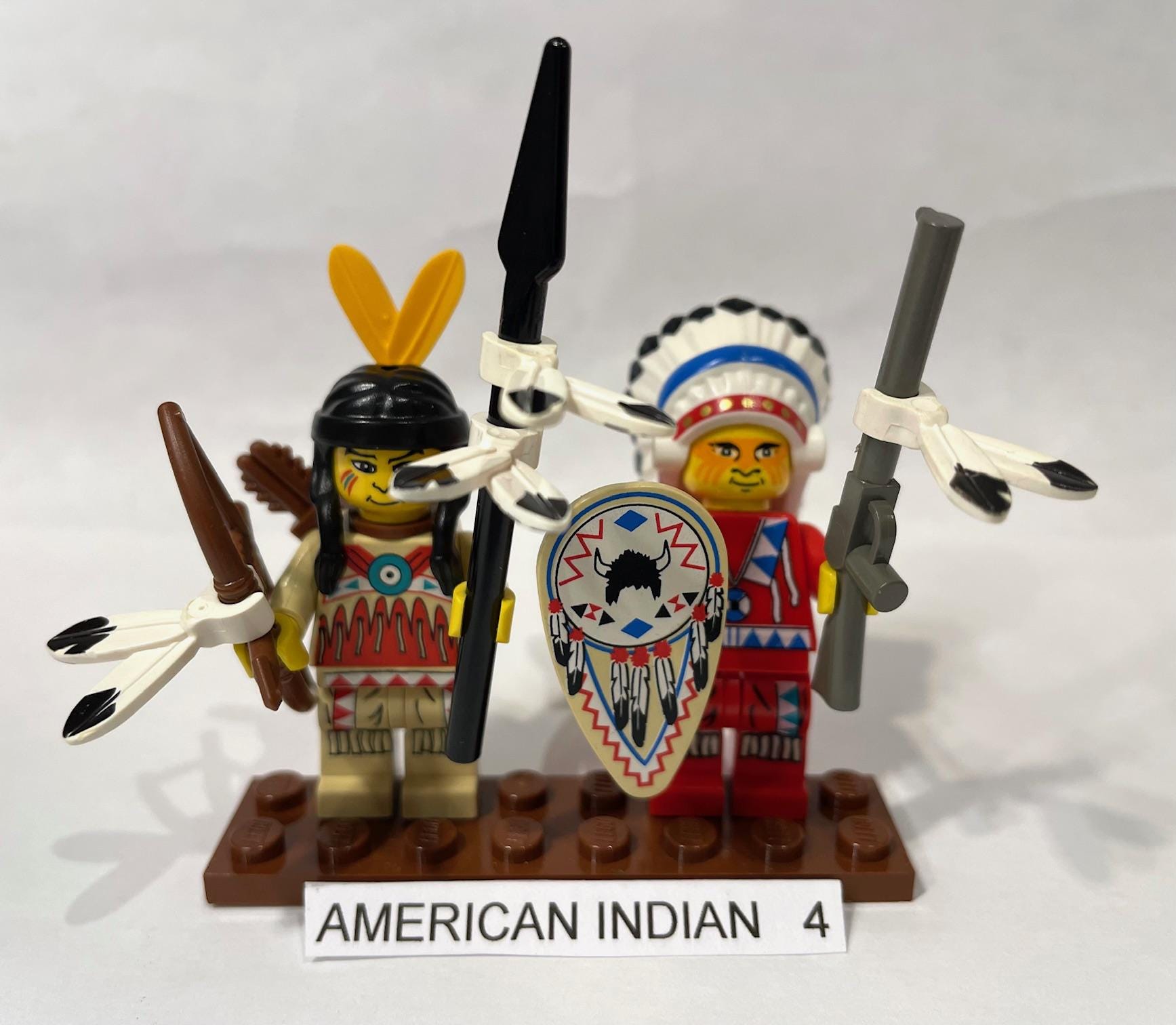 LEGO American Indian Mini-figures - Etsy