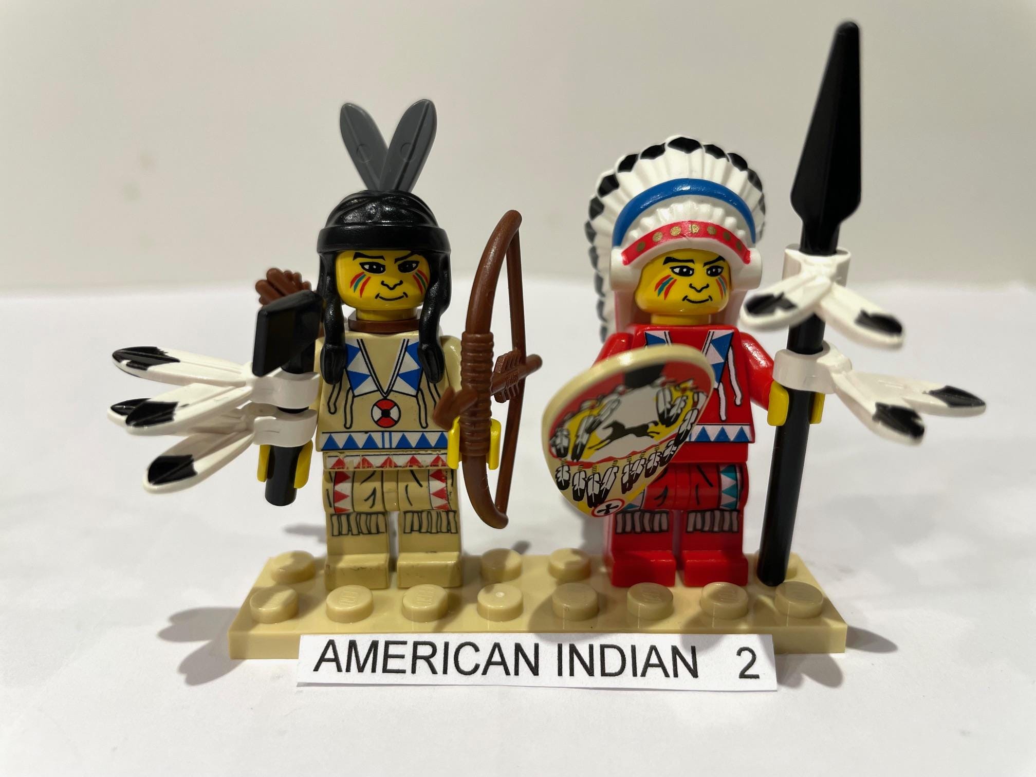 LEGO American Indian Mini-figures Updated (rev. 10/14/25) - Etsy